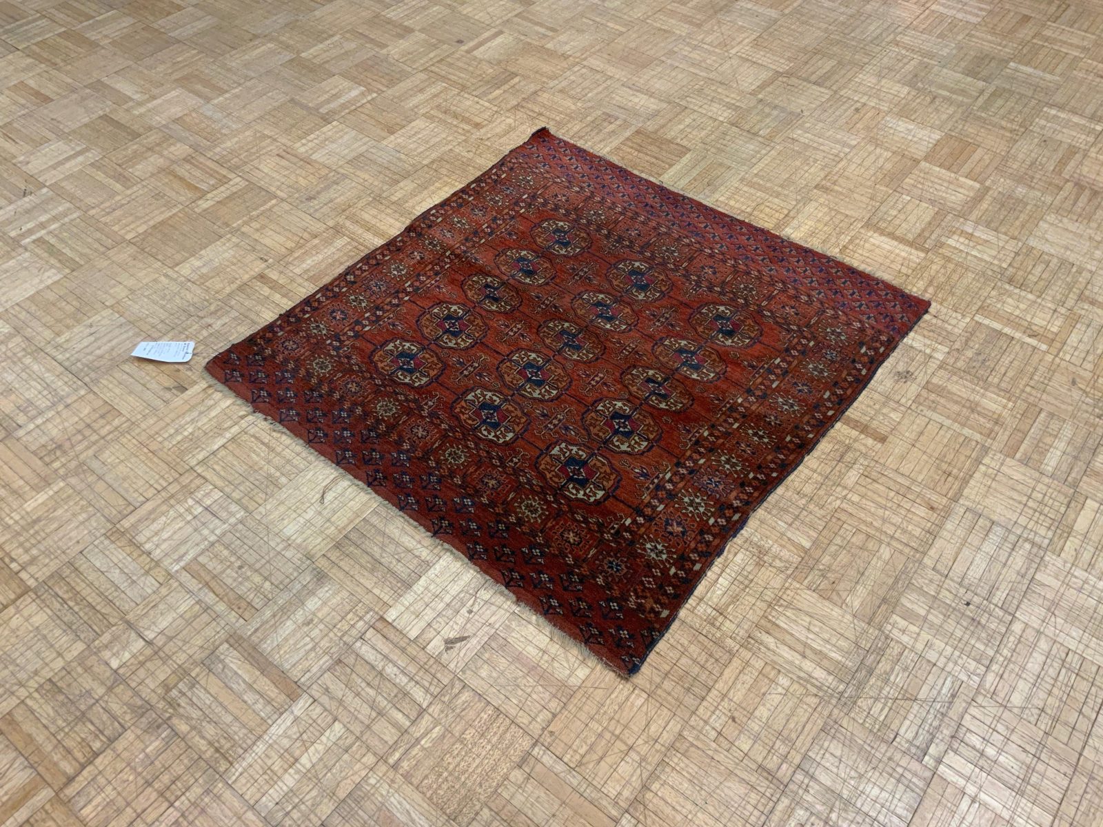 ANTIQUE 3ft. x 3ft. GEOMETRIC BOKARA | David Tiftickjian & Sons