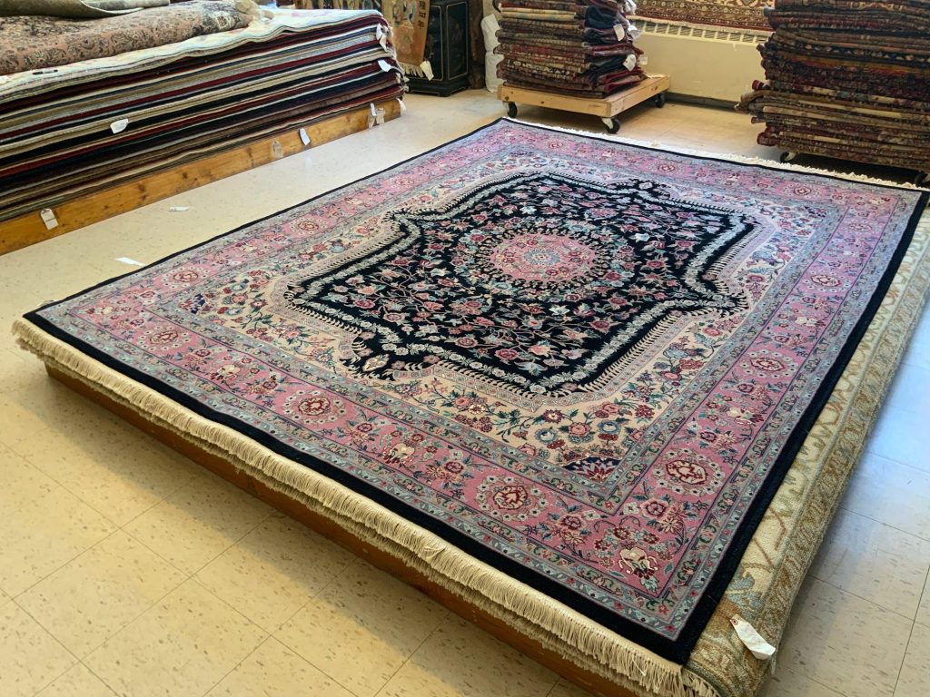 HIGH-END 8ft. x 10ft. FLORAL QUOM | David Tiftickjian & Sons